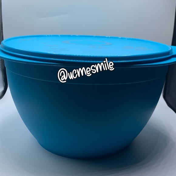 Tupperware | Kitchen | Tupperware Aloha Mega Maxi Bowl With Flower ...